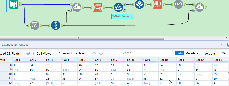 Removing Null Or Blank Values From Each Column Alteryx Community