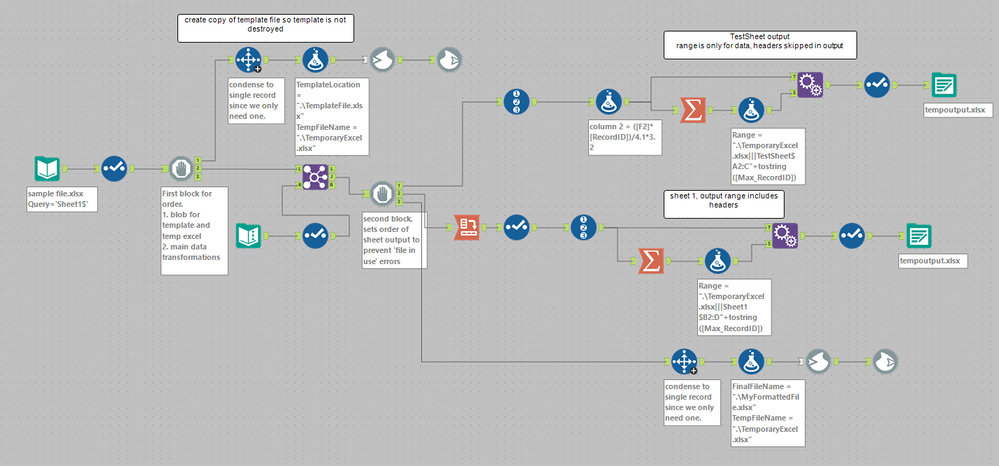 Solved How Can I Use Blob Outputs On Different Tabs Of Th Alteryx Community