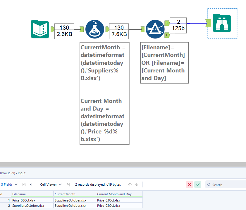 Solved: Choose the input files automatically every day - Alteryx Community