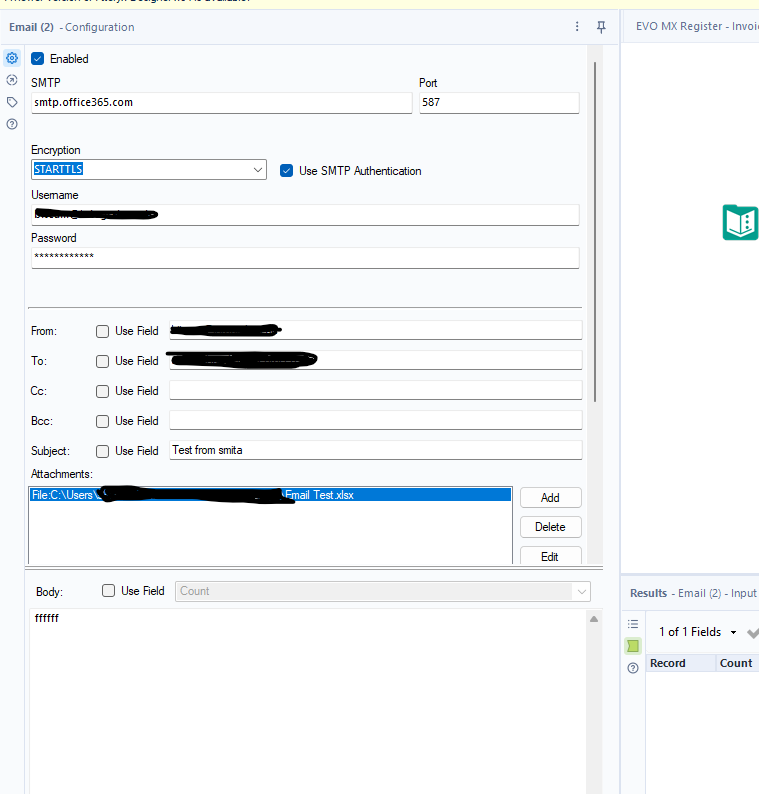 Solved: Sending records via email using Alteryx - Alteryx Community