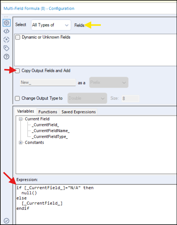 Solved: Replace #N/A with blank - Alteryx Community