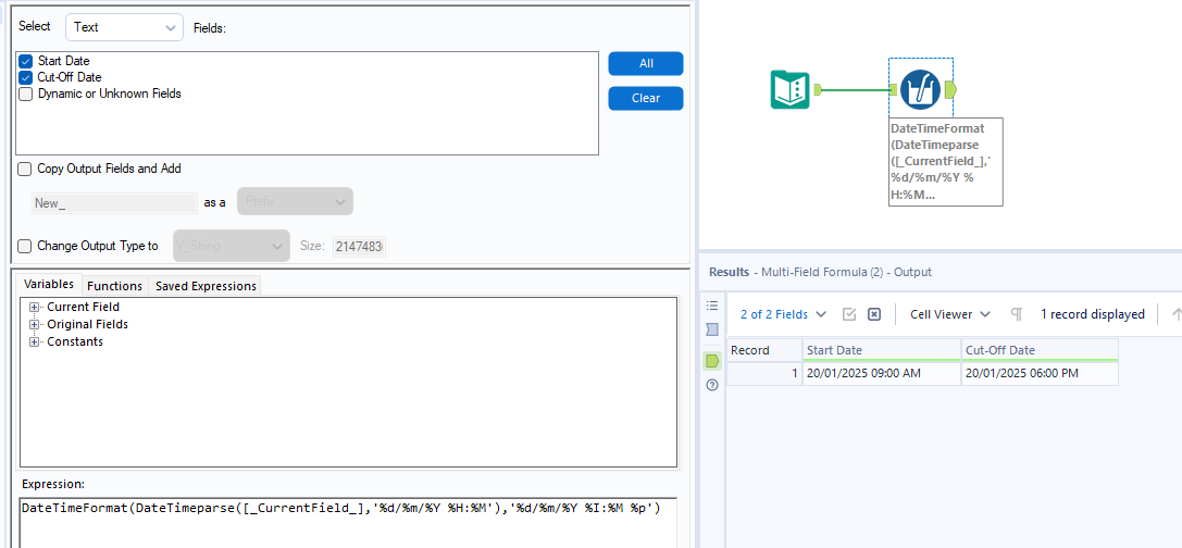 Solved: Output date in excel with special format - Alteryx Community