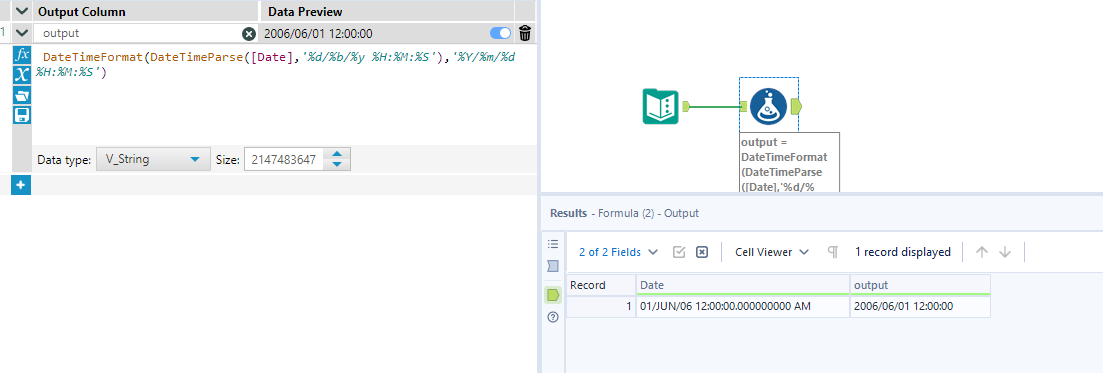 Solved: Date Time String conversion - Alteryx Community