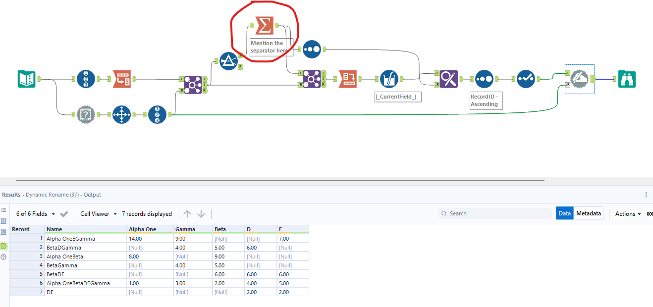 Solved: Data transforming - Alteryx Community