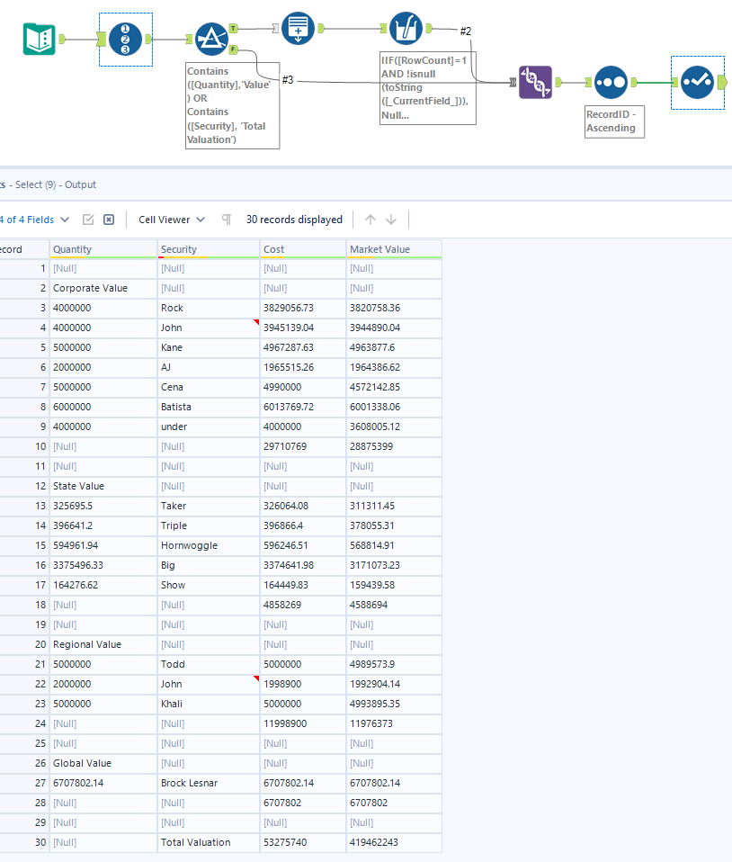 Solved: How to insert Blank row - Alteryx Community