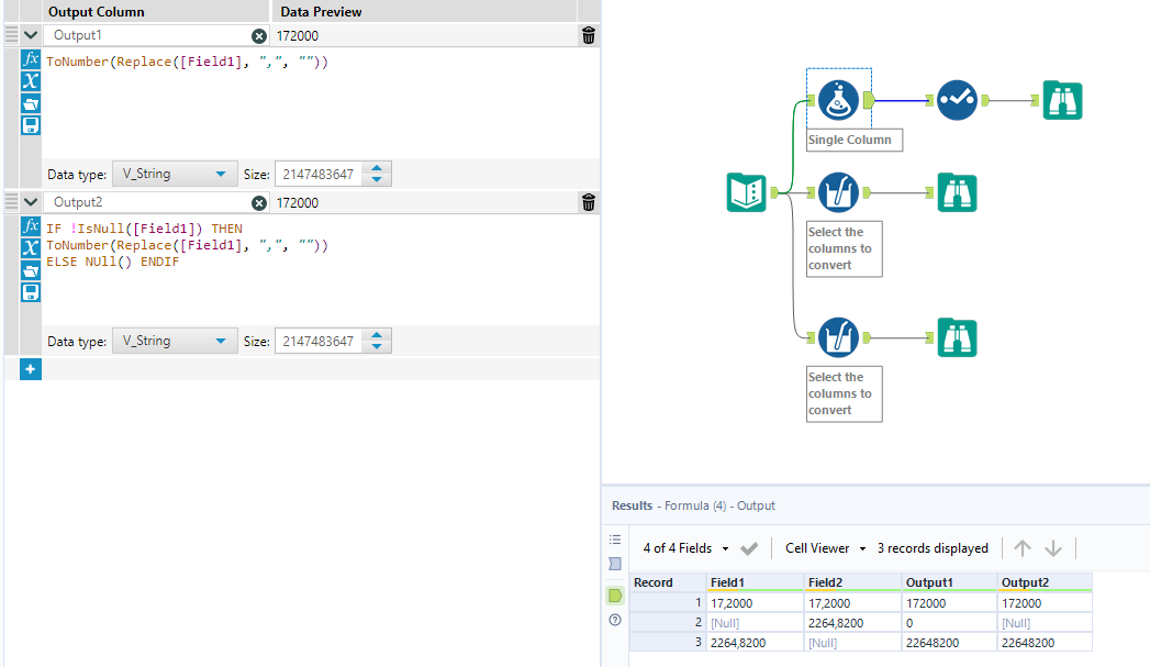 Solved: V_string to number from a csv file - Alteryx Community
