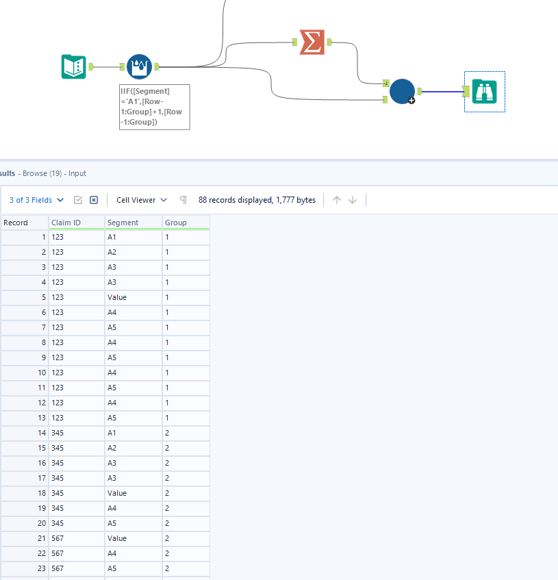 Solved: Update one segment of values in an Alteryx table w... - Alteryx Community
