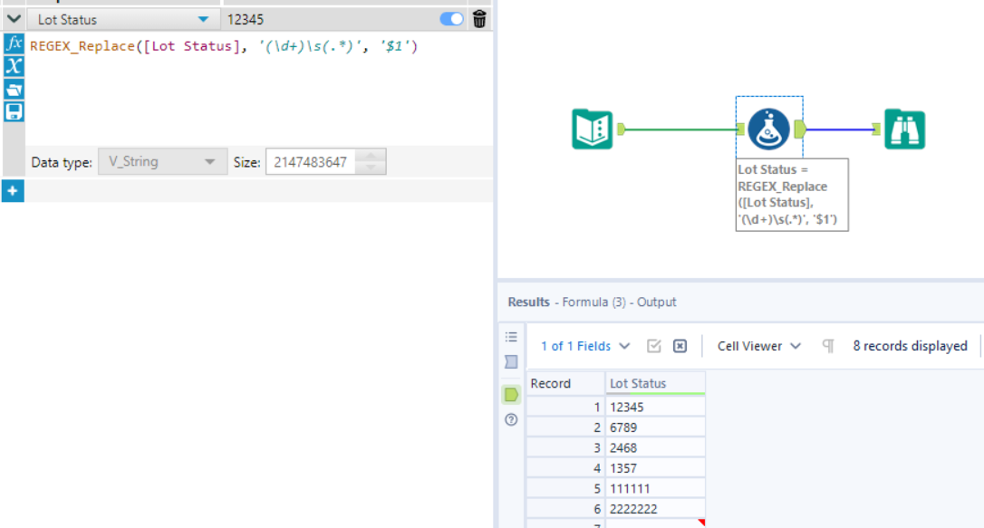 Solved: Formula to use to remove certain data in a cell in... - Alteryx Community
