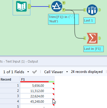 Solved: picking last row - Alteryx Community