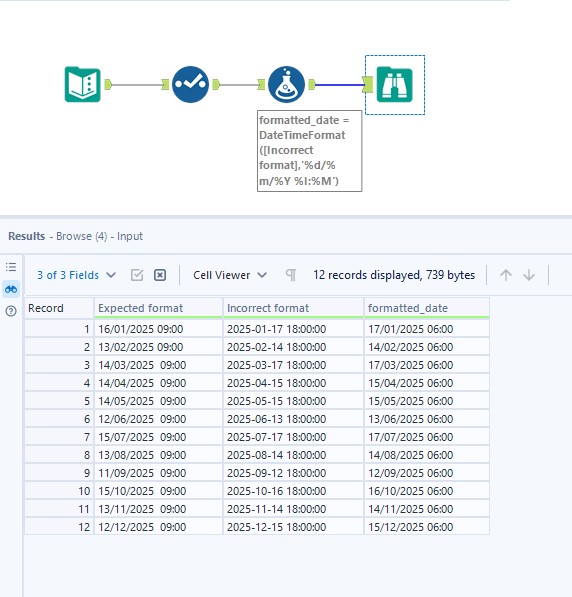 Solved: Change date format if its incorrect - Alteryx Community