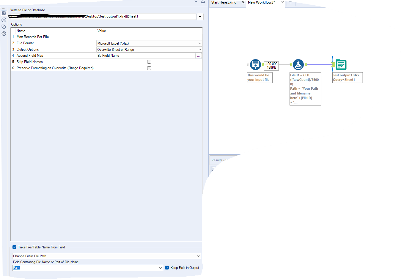 Solved: Spit output data into multiple excel files based o... - Alteryx Community