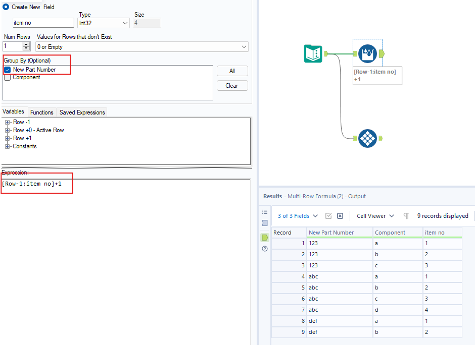 Solved: Multirow formula to add 1 when the value of a colu... - Alteryx Community
