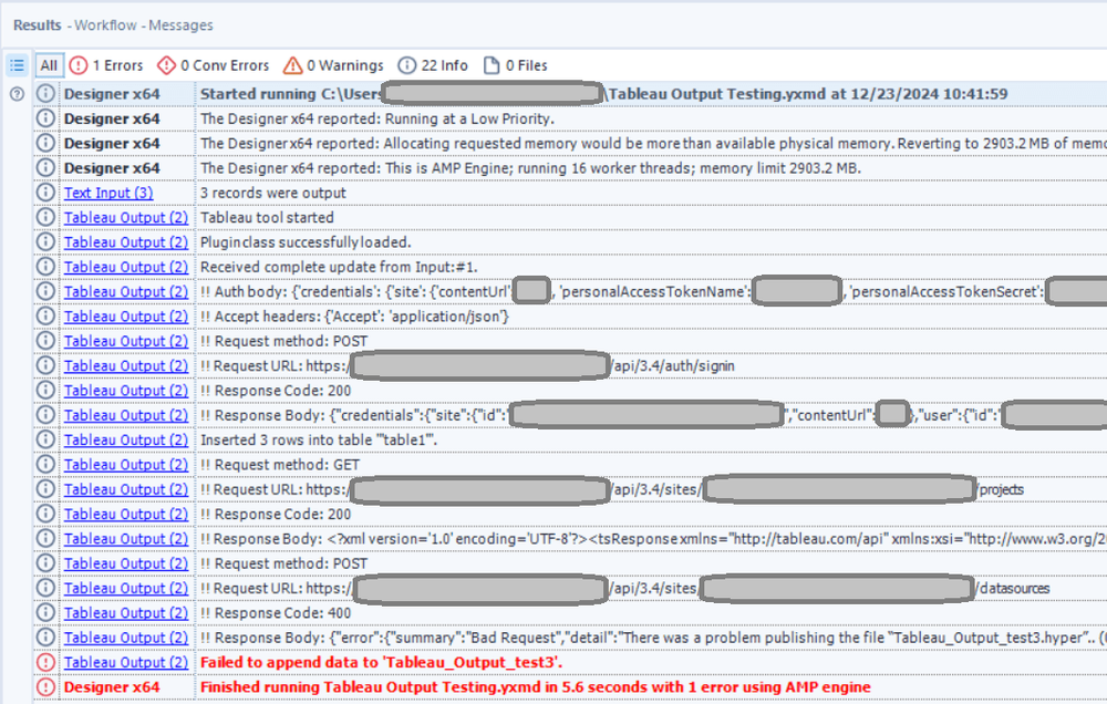 How To: Force the Tableau Output Tool to Show the ... - Alteryx Community