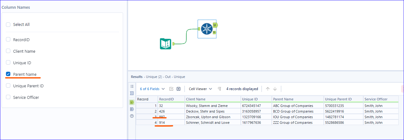Solved: Using the "Unique Tool" but also retaining unique ... - Alteryx ...