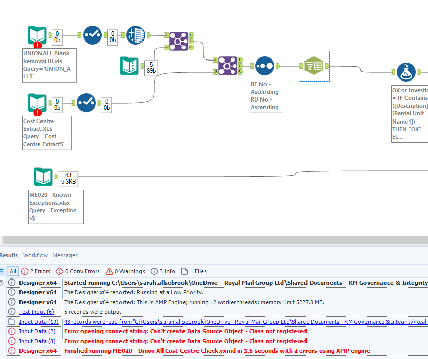Solved: Can't create Data Source Object - Class not regist... - Alteryx Community