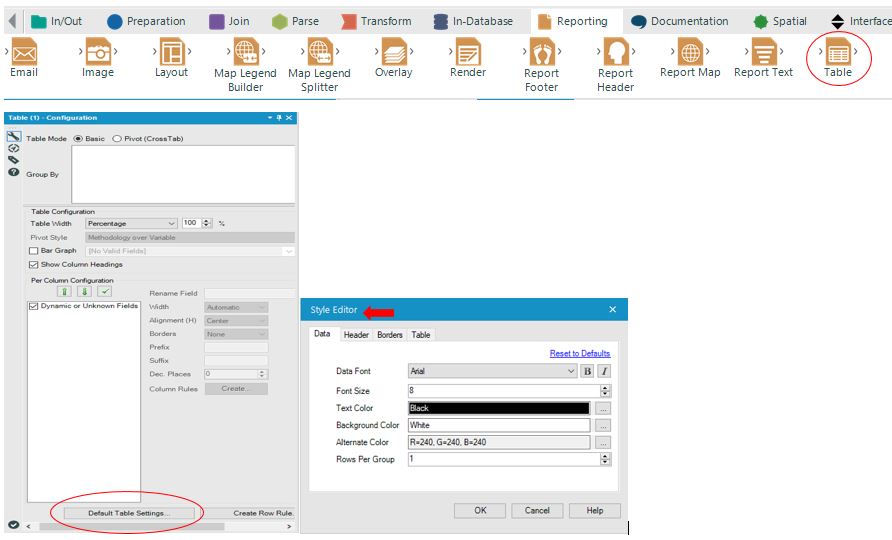 Solved: How can I change background color for SPECIFIC col... - Alteryx Community