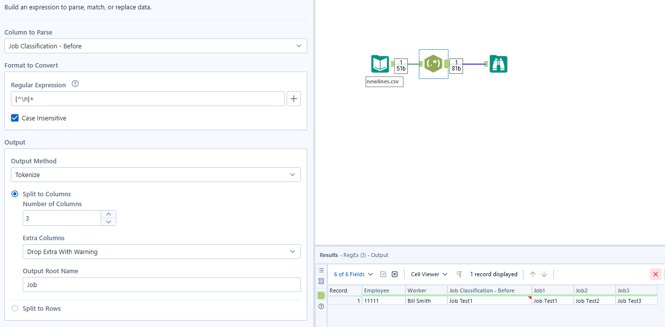 Solved: CSV Input - Remove Line Break, split to column - Alteryx Community