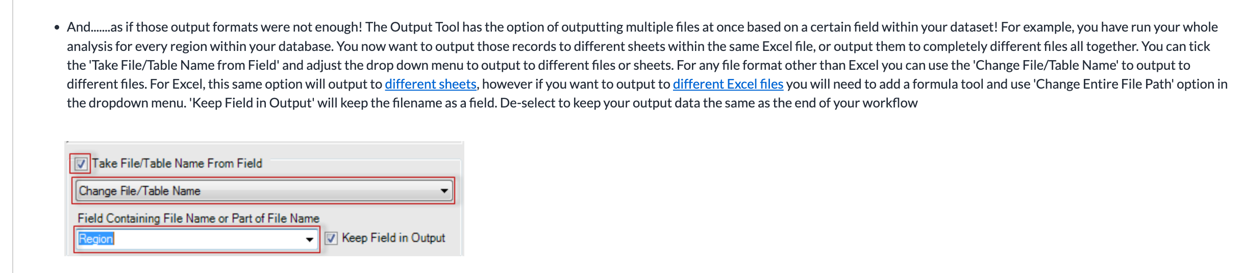 Solved: Split the excel file as per names in column keepin... - Alteryx Community