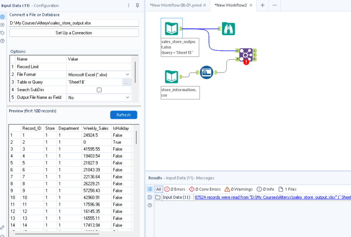 Alteryx workflow throwing error - Double fields ca... - Alteryx Community