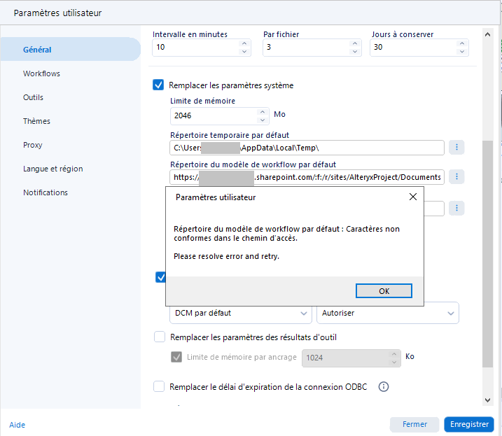 Template folder : authorize a sharepoint/teams/alt... - Alteryx Community