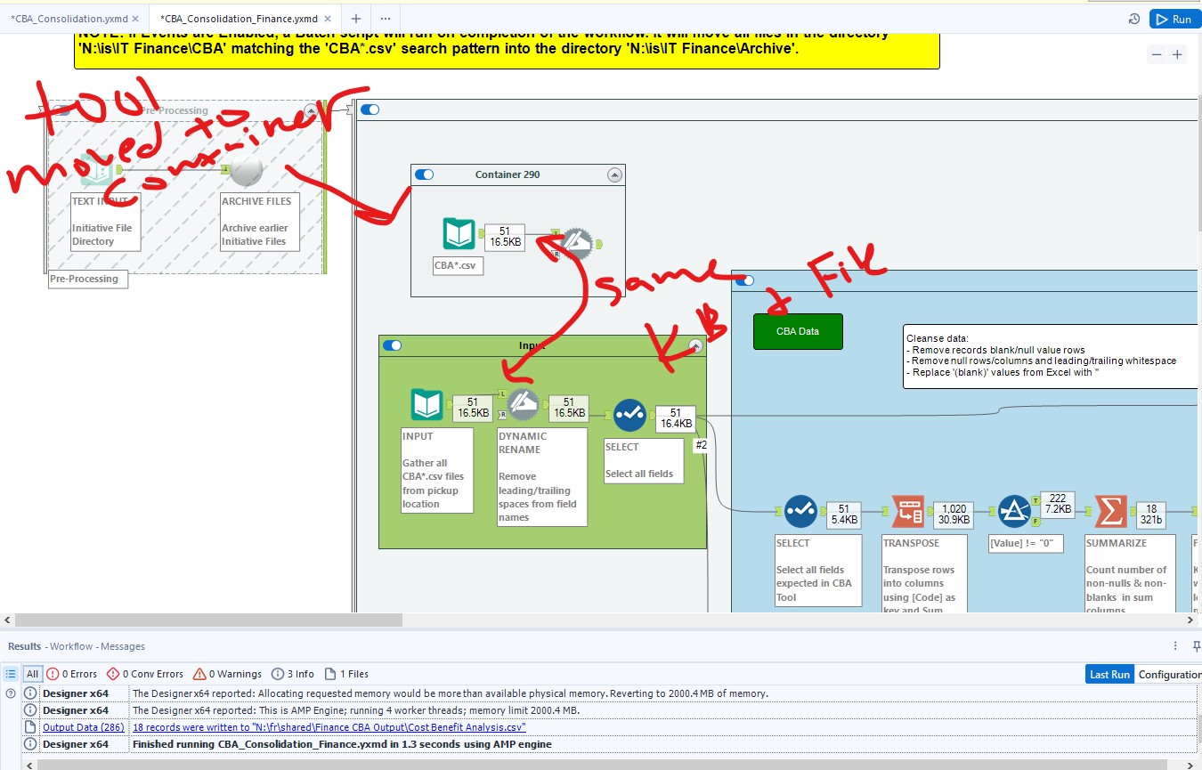 Input Multiple .csv Files - Alteryx Community