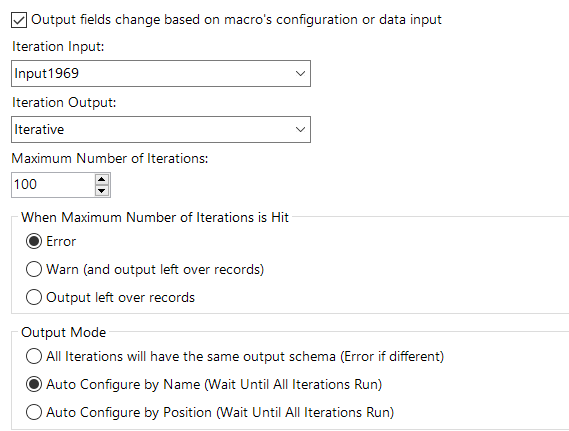 Solved: Iterative Macro - only gives one out of 1000 recor... - Alteryx Community