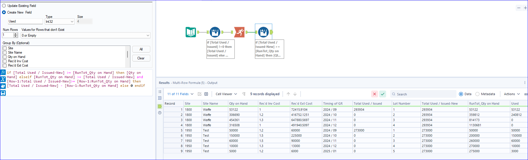 Solved: Re: Help figure out how much of each lot / record ... - Alteryx ...
