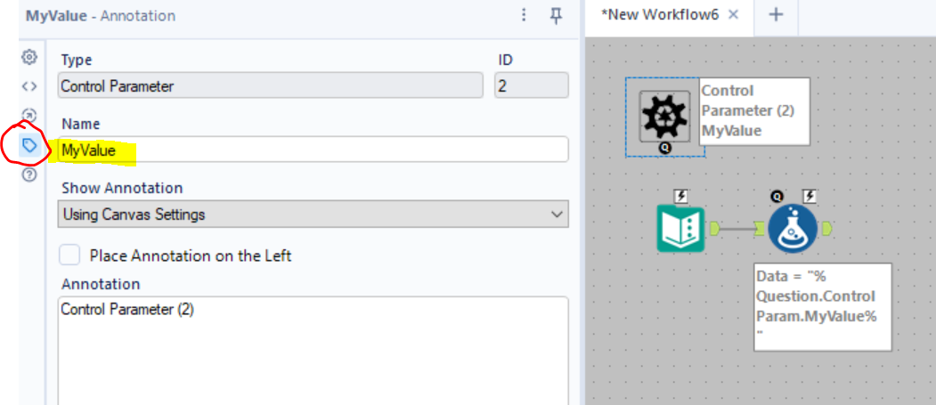 Force Value on Control Parameter - Alteryx Community