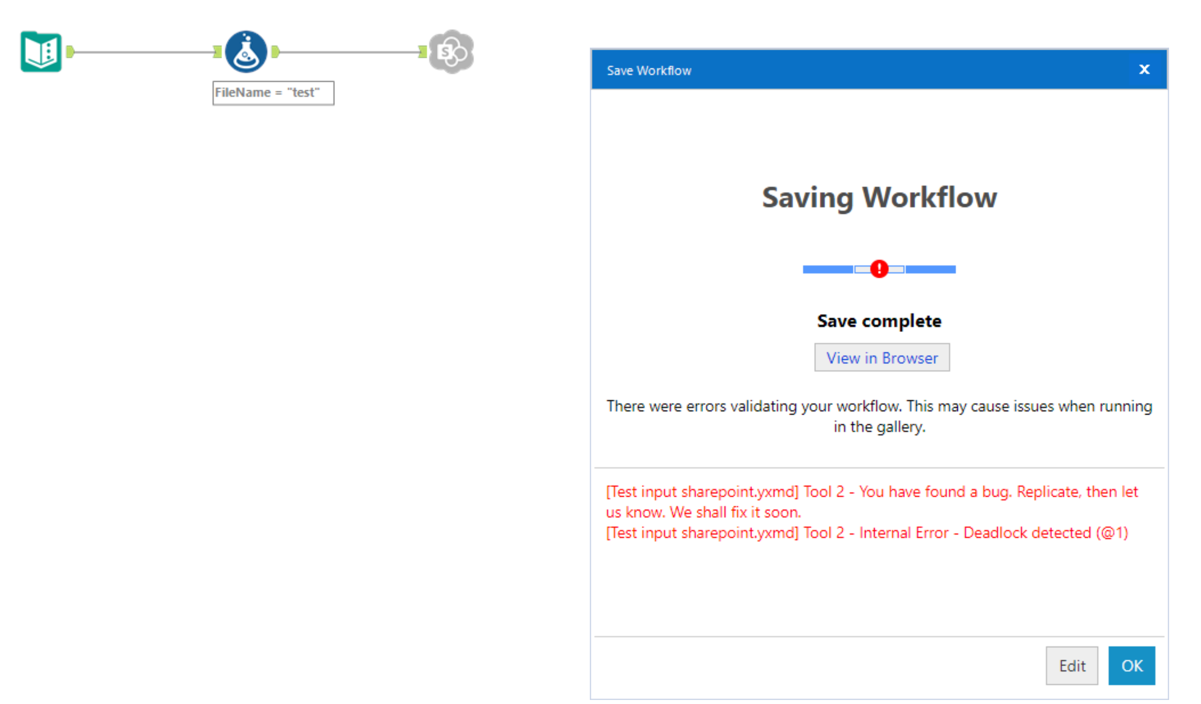 Server Error When Using Sharepoint Output Deadloc Alteryx Community