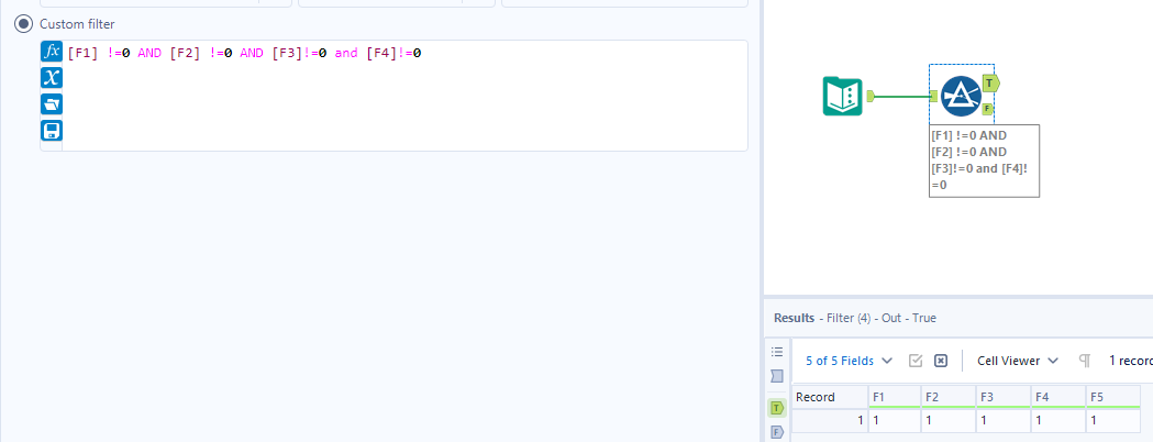 How to remove all lines with 0 values - Alteryx Community