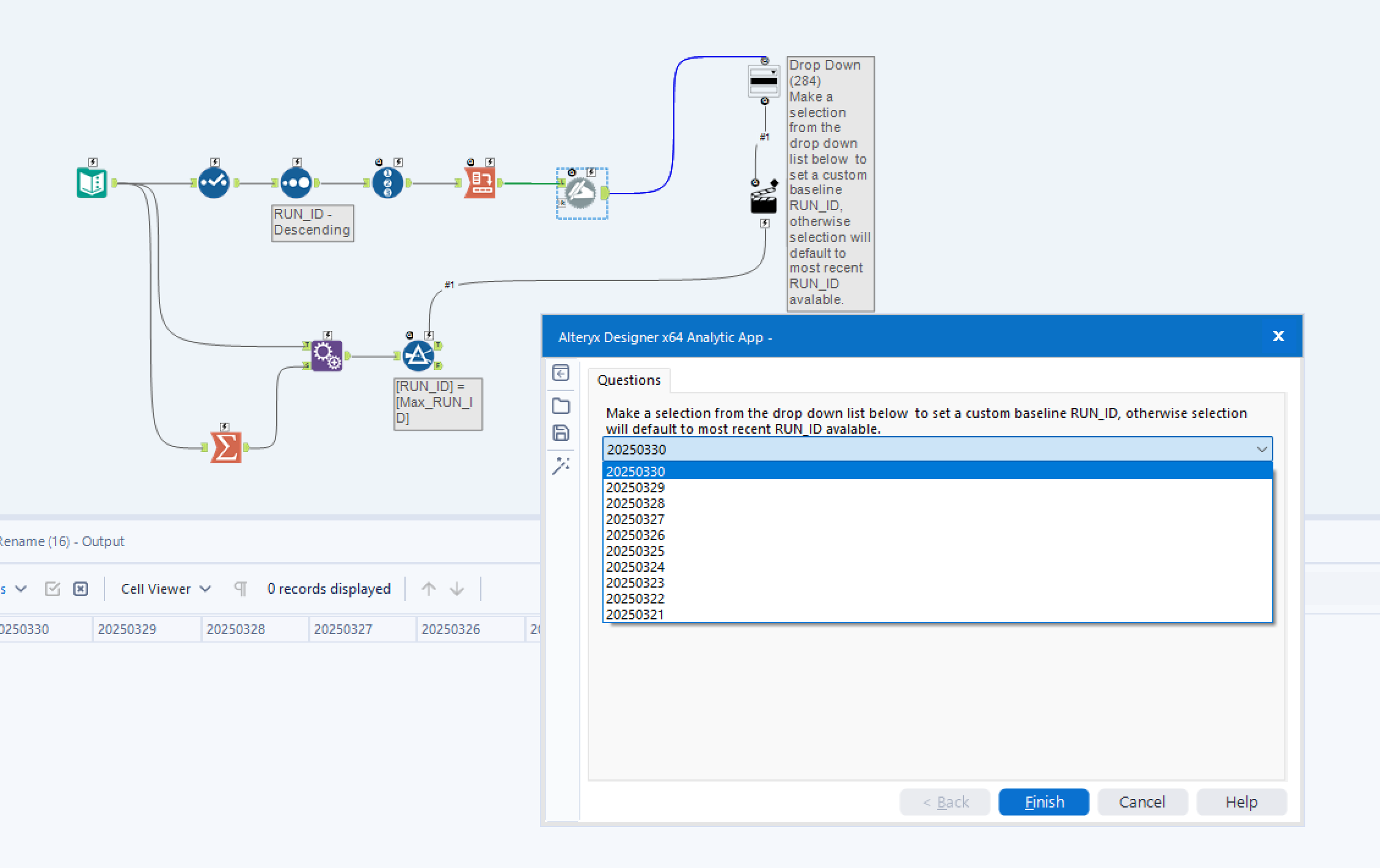 Solved: Drop Down Box - forcing sort order to be descendin... - Alteryx Community