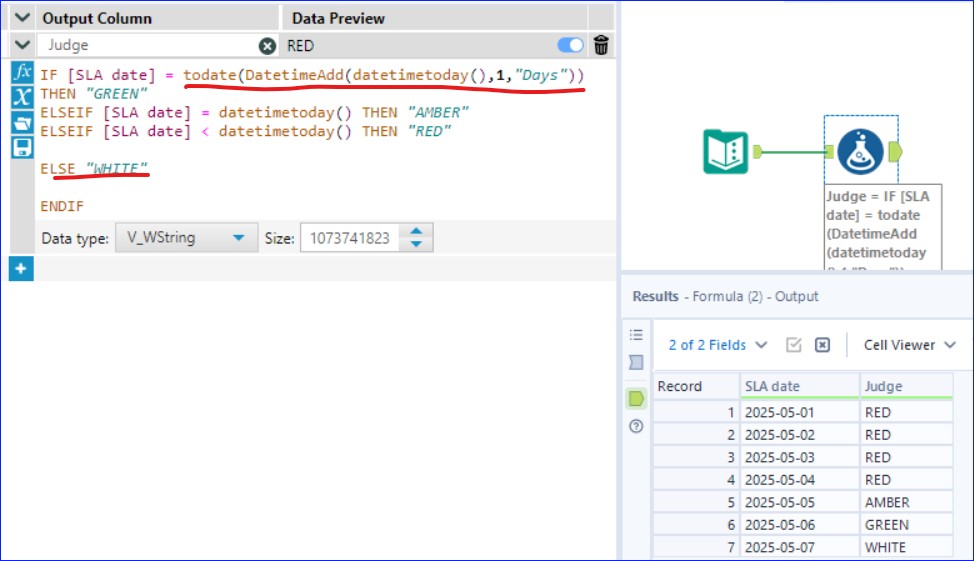 Solved: Multi-Conditional ELSEIF statement - Alteryx Community