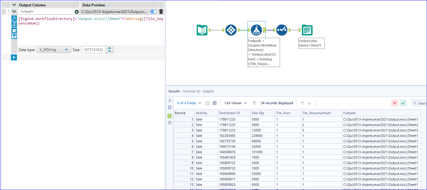 Solved: How to segregate data into multiple sheets in same... - Alteryx Community