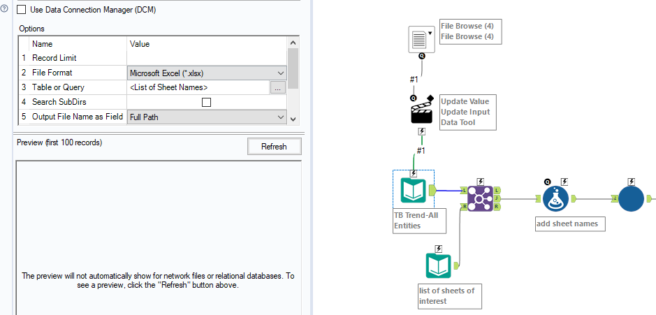 Solved Help How To Read 20 Input Sheets From A Dynami Alteryx