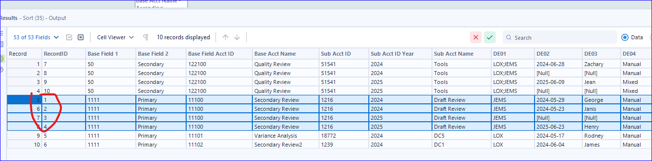 Solved: Help with excluding rows of data based on criteria... - Alteryx Community