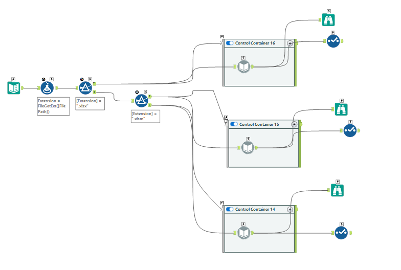 Conditional Input (Control Container ? ) - Alteryx Community