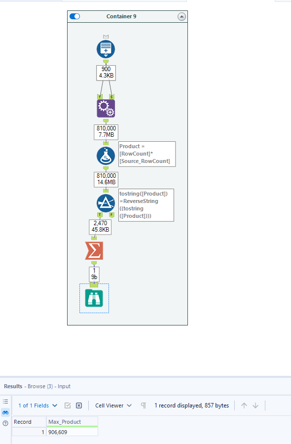 Euleryx Project 4 - Largest Palindrome Product - Alteryx Community