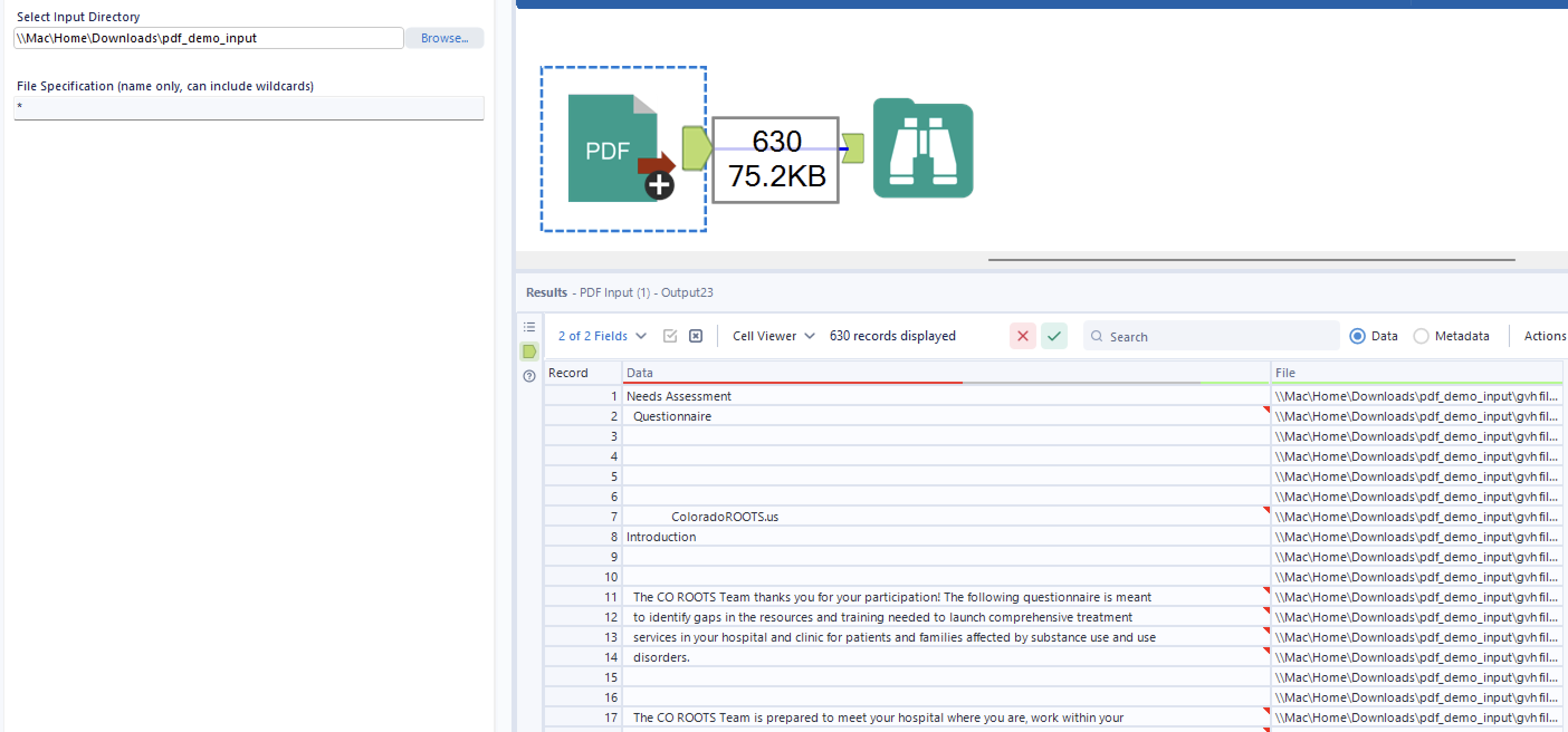 PDF Input - Alteryx Community