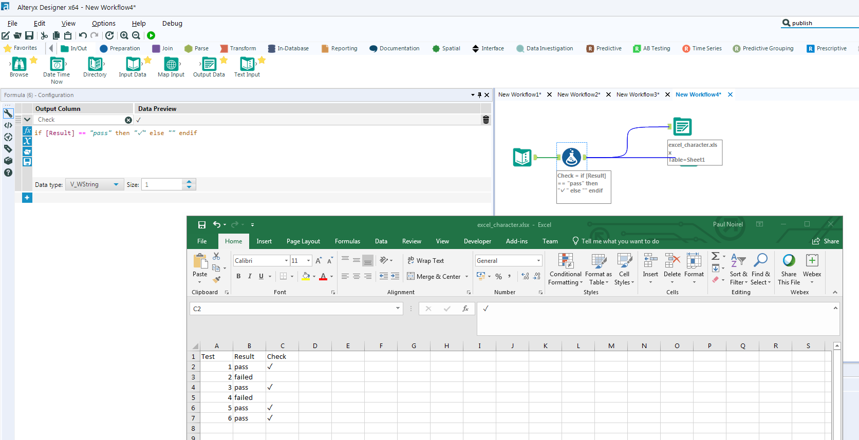 Solved: Excel Alteryx, IF Condition - Alteryx Community