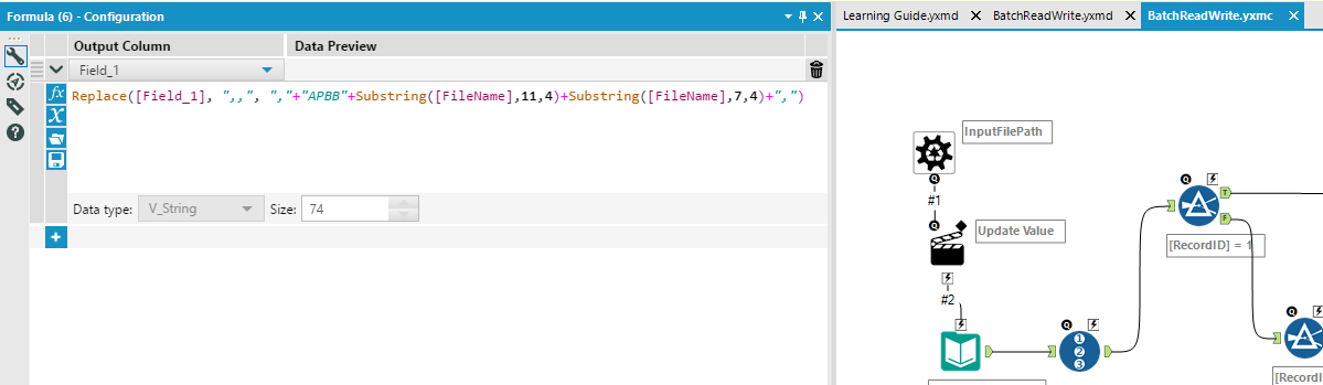 Solved: Change Data Type size in a formula - Alteryx Community