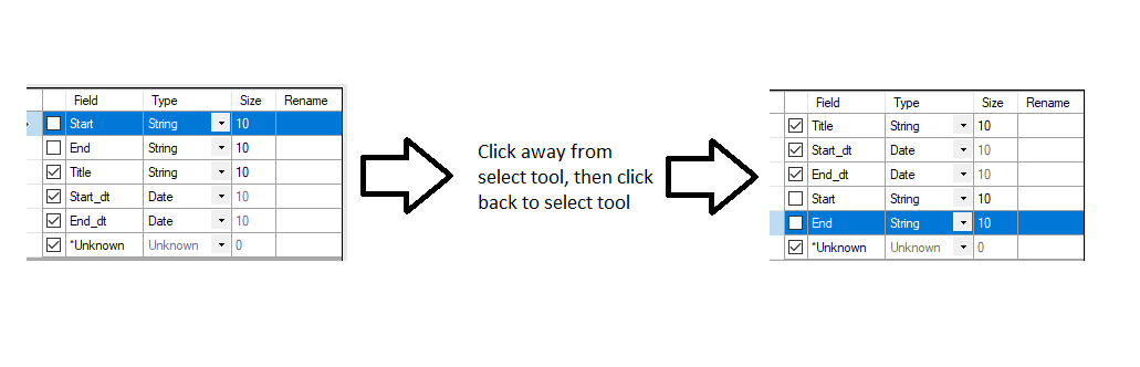 Select tool automatically sorts columns by selecte... - Alteryx Community