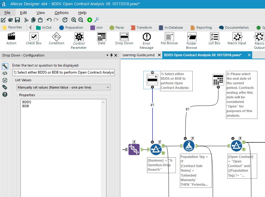 Tool Mastery | Drop Down Tool - Alteryx Community liste déroulante dropdown