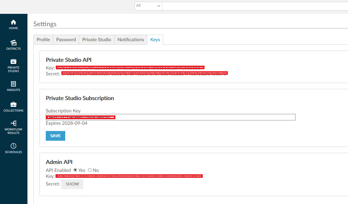 Can change Alteryx Gallery API Key / Secret in Pri... - Alteryx Community