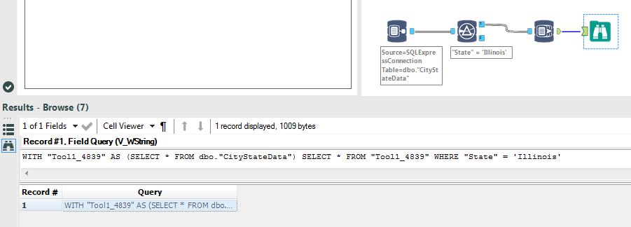In-DB Query and the Dynamic Output tool!