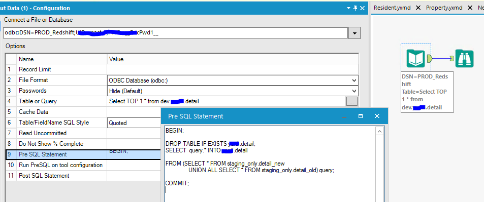 Solved: Union Two Tables: InDB vs PreSQL statement - Alteryx Community