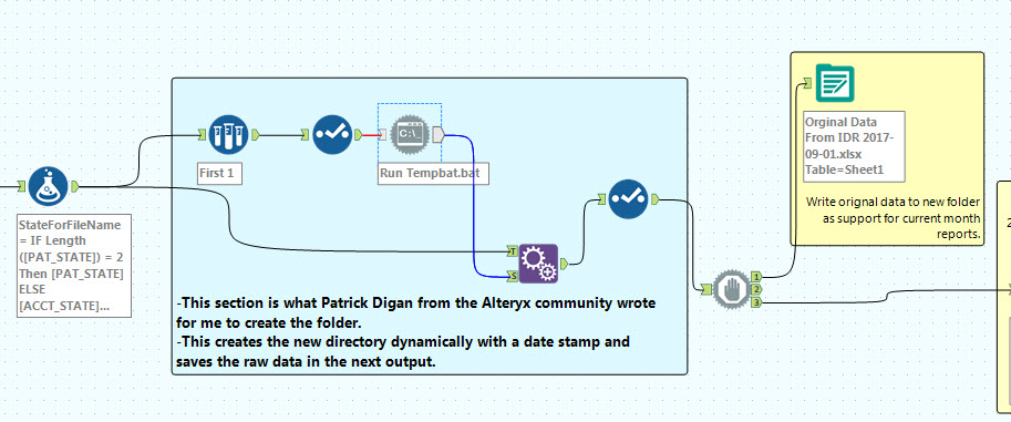 Create Directory in Output Tool if it doesn't alre... - Alteryx Community