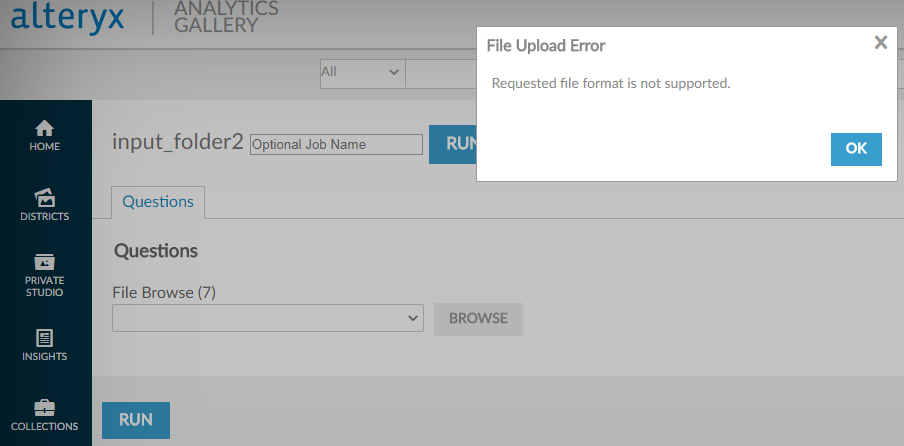 Connecting to Zip files in Gallery - Alteryx Community