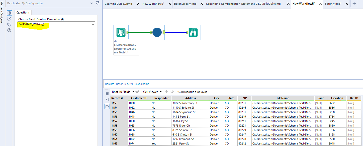Solved: Reading entire folder of Excel files at once, colu... - Alteryx Community