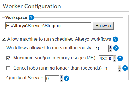 Solved: Server Error - Unable to allocate memory for temp ... - Alteryx ...