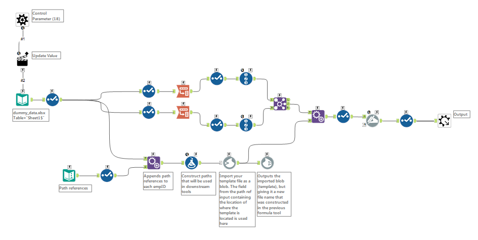 Solved: Output data into excel template - header issue - Alteryx Community